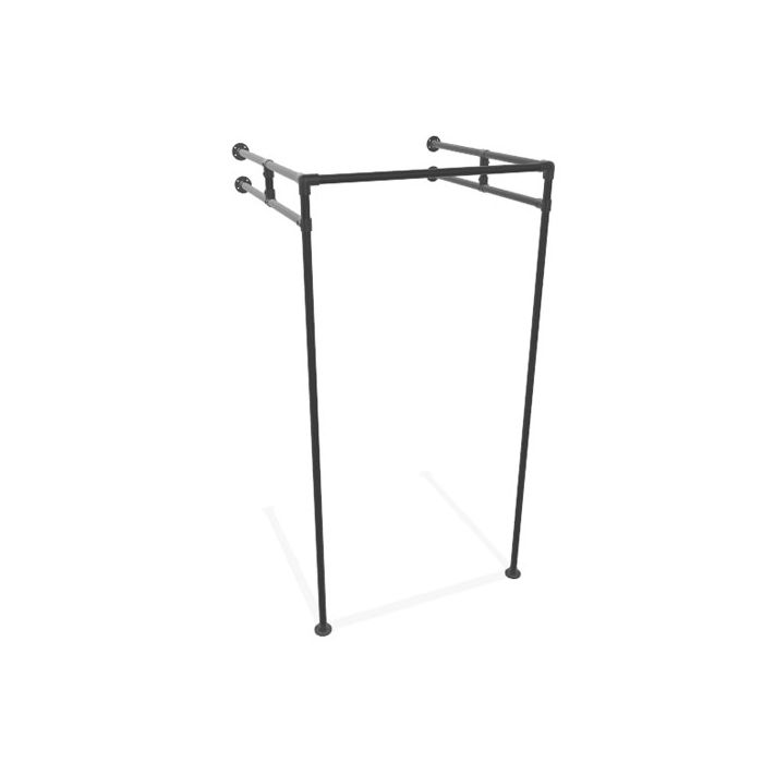 Wallmount Rig Ontario | Zwart 42.4 mm | Wand | DIY