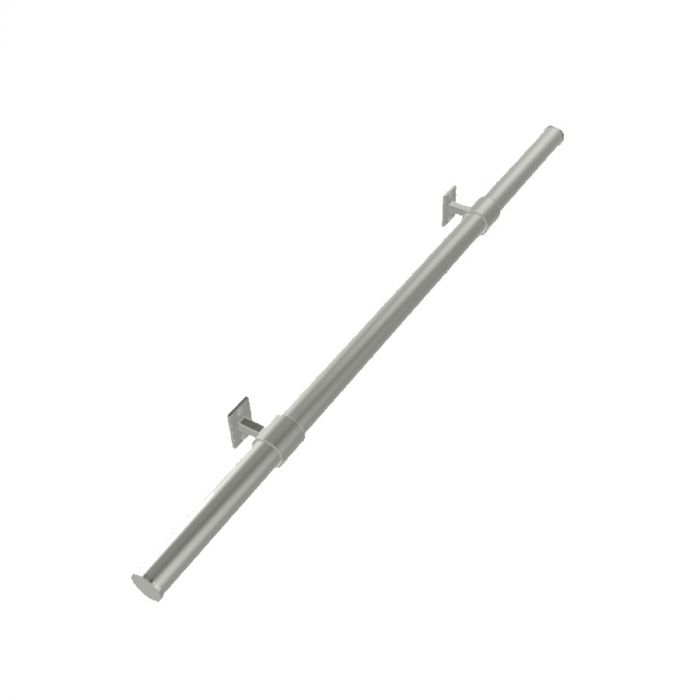 Trapleuning Rapla | RVS 42.4 mm | Wand | DIY